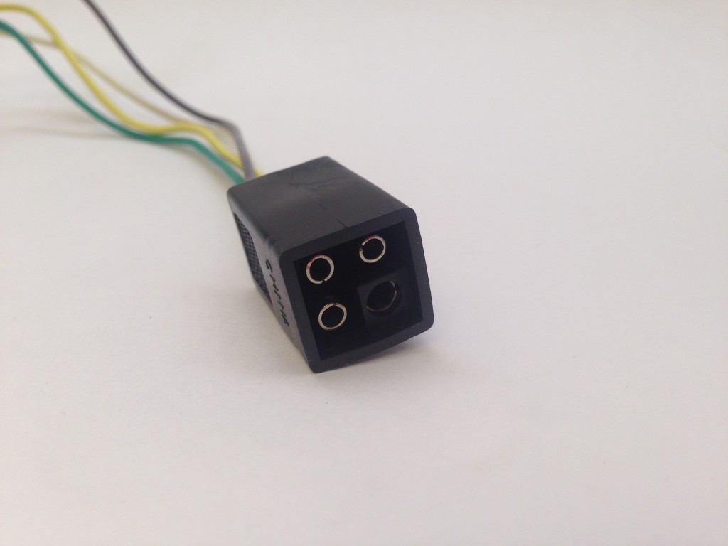 23213M 4-way Square Shrouded Trailer Connector Male · J-MAK Industries